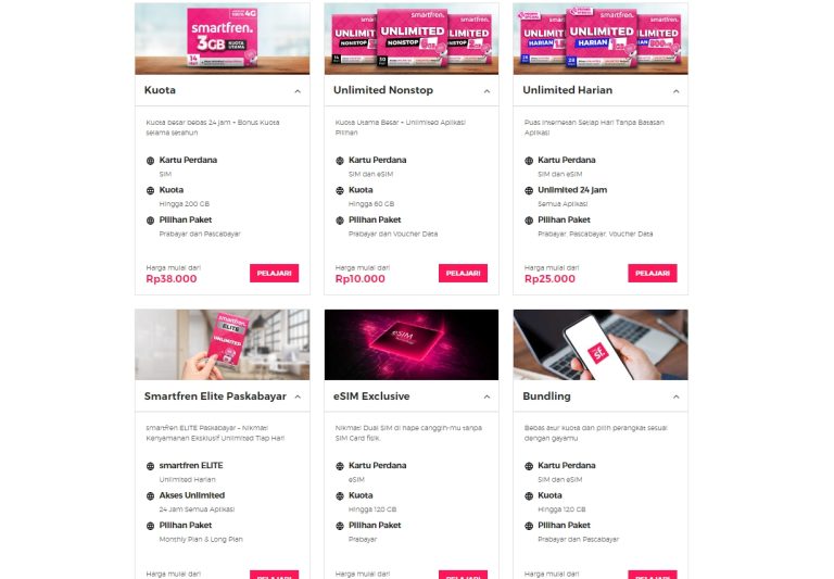 Paket Smartfren, Unlimited Nonstop Hingga 200 GB – Codapin.com